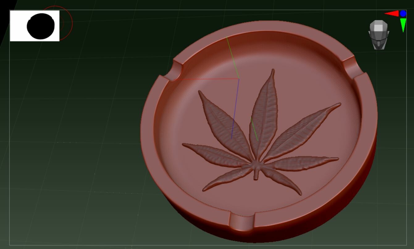 ArtStation - Ashtray with Marijuana leaf | Resources