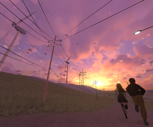 ArtStation - Cartoon & Stylized HDRI sky Pack 02 | Resources