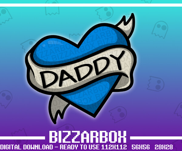 ArtStation - Twitch Emote: Daddy Heart | Artworks
