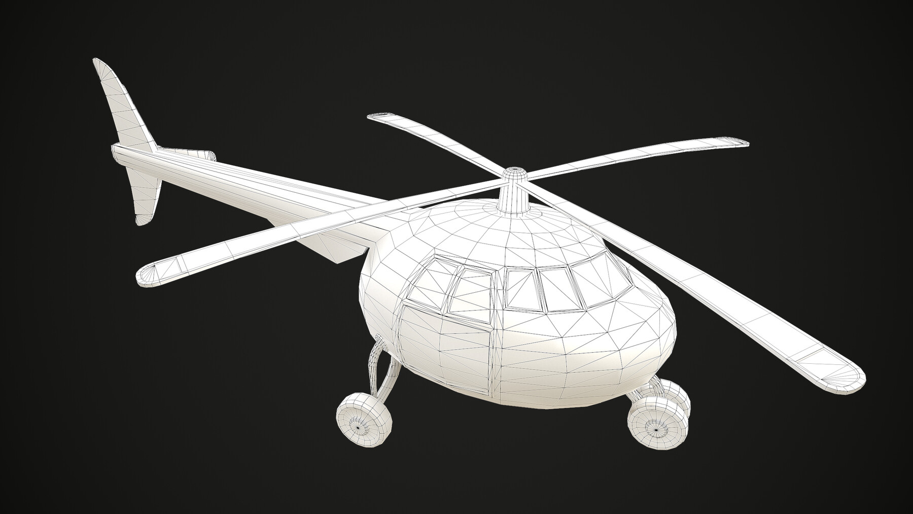 ArtStation - Stylized helicopter | Game Assets