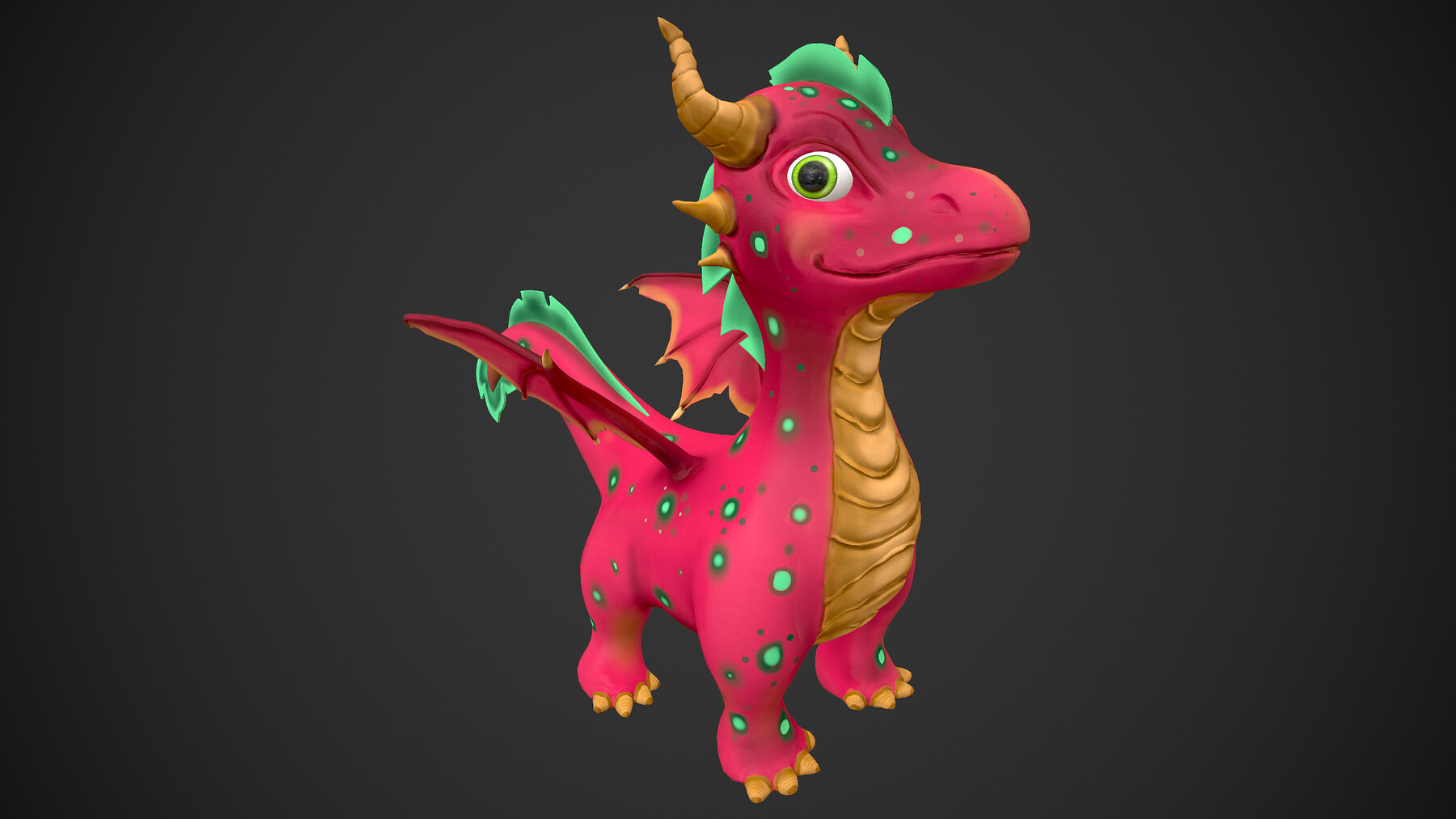 ArtStation - stylized dragon | Game Assets