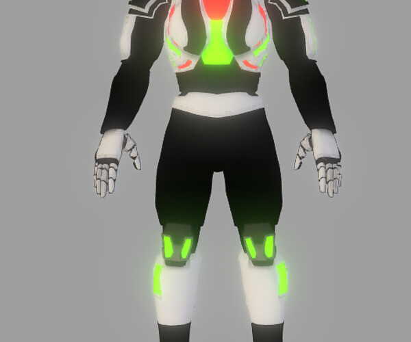 ArtStation - RCBL001 : HUMANOID ROBOT | Game Assets