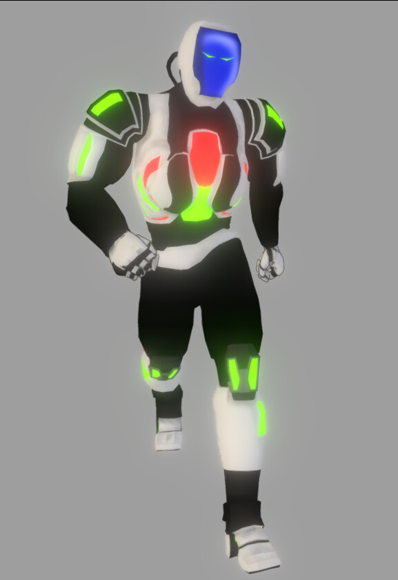 ArtStation - RCBL001 : HUMANOID ROBOT | Game Assets