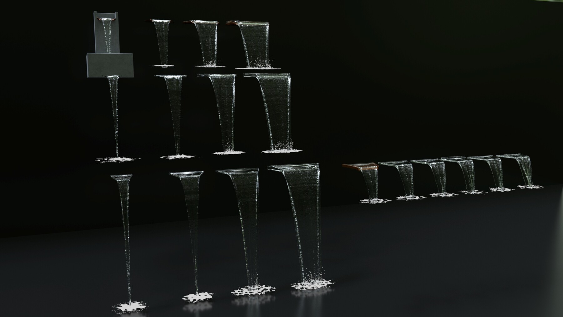 ArtStation - V-Drape Waterflow Collection | Game Assets
