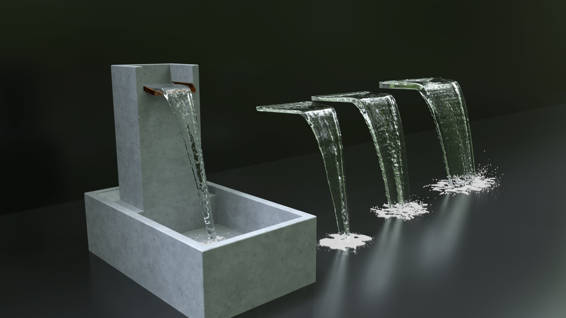 ArtStation - V-Drape Waterflow Collection | Game Assets