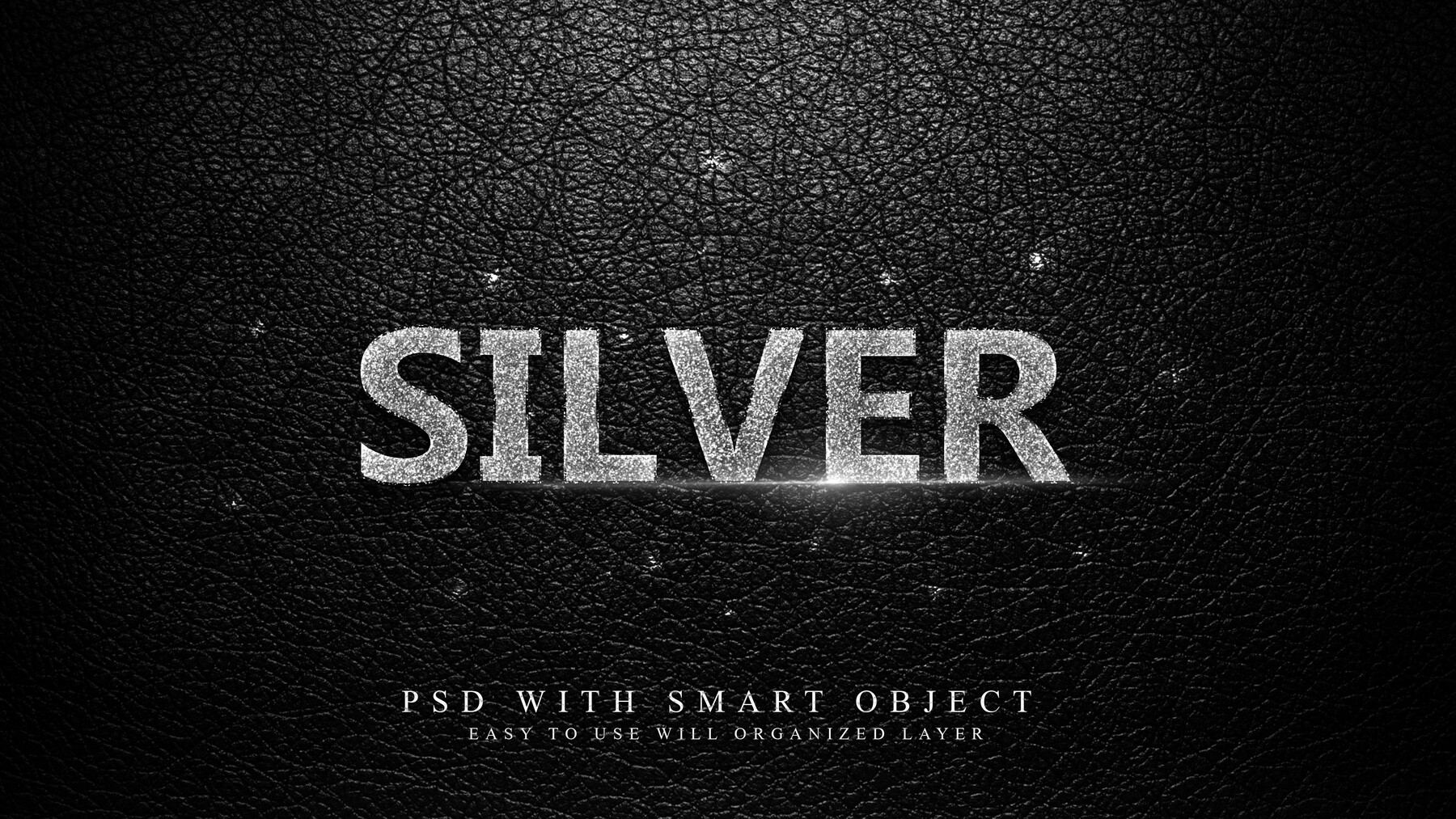 ArtStation - Silver PSD fully editable text effect. Layer style PSD ...
