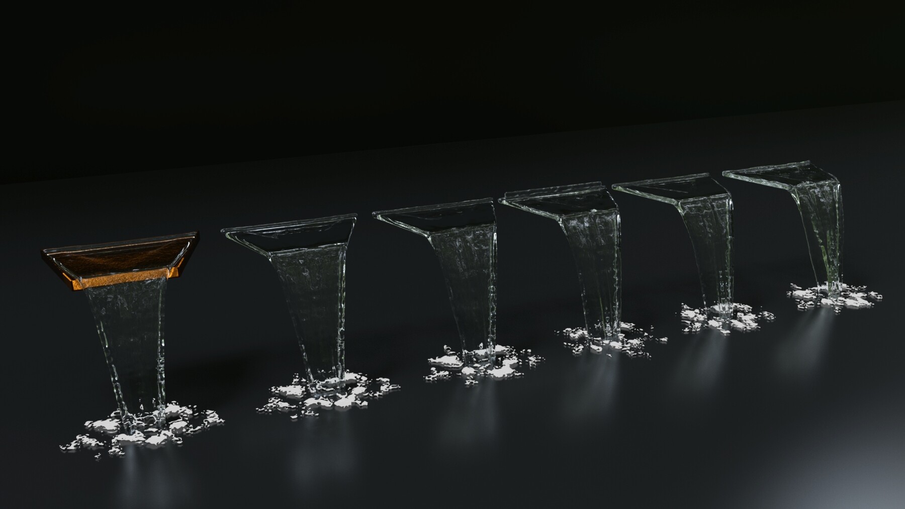ArtStation - V-Drape Waterflow Collection | Game Assets