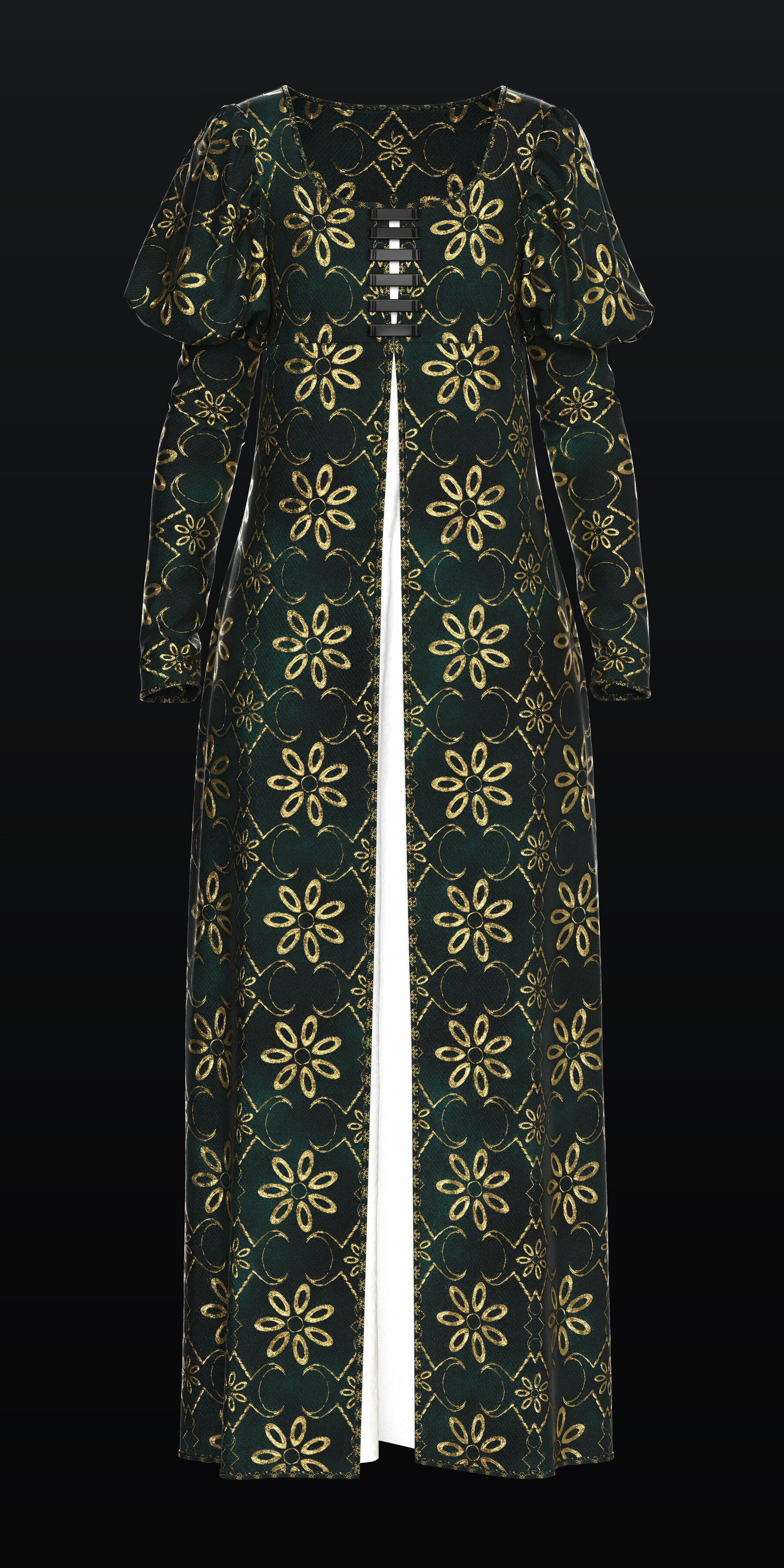 ArtStation - Ethnic Dress Marvelous Designer/Clo3d project + OBJ + FBX ...