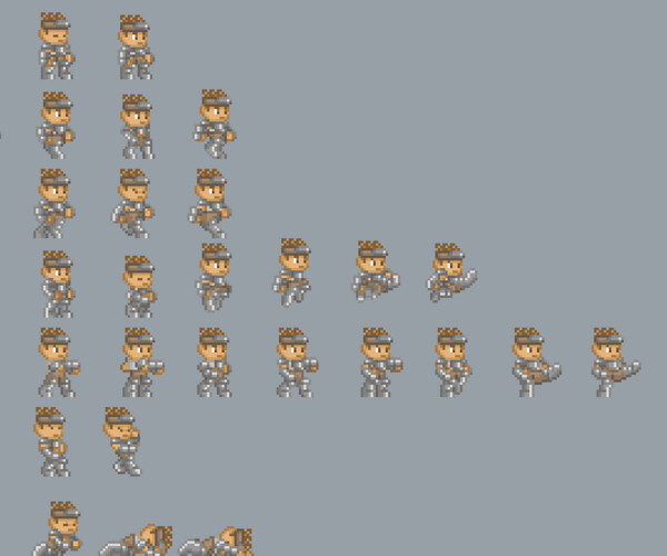 ArtStation - Side View Characters Set | Game Assets