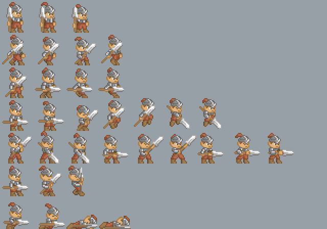 ArtStation - Side View Characters Set | Game Assets