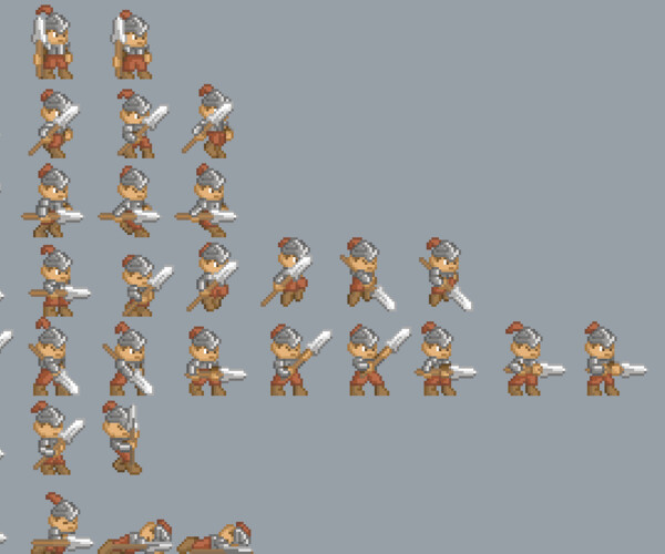 ArtStation - Side View Characters Set | Game Assets