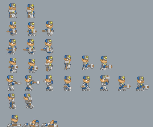 ArtStation - Side View Characters Set | Game Assets