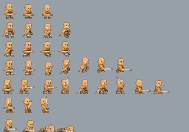 ArtStation - Side View Characters Set | Game Assets