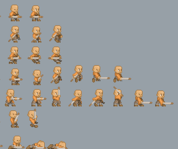 ArtStation - Side View Characters Set | Game Assets