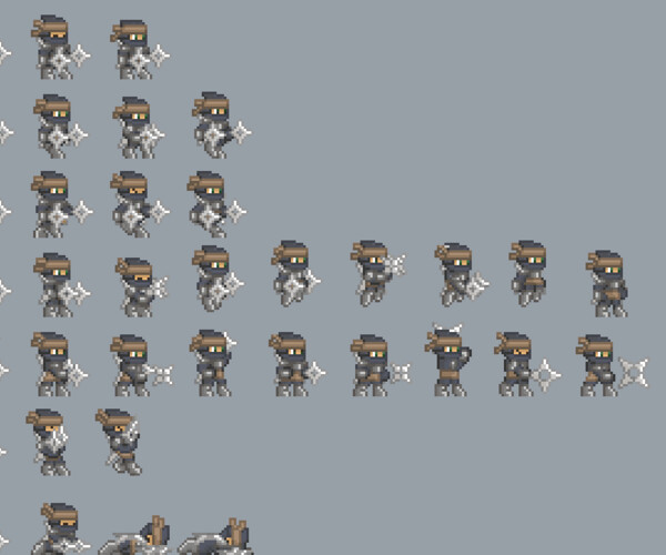 ArtStation - Side View Characters Set | Game Assets