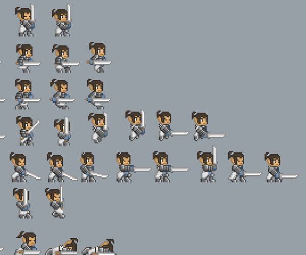 ArtStation - Side View Characters Set | Game Assets