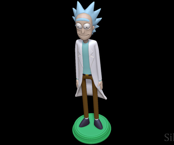 ArtStation - Rick Sanchez - Rick and Morty 3D print model | Resources
