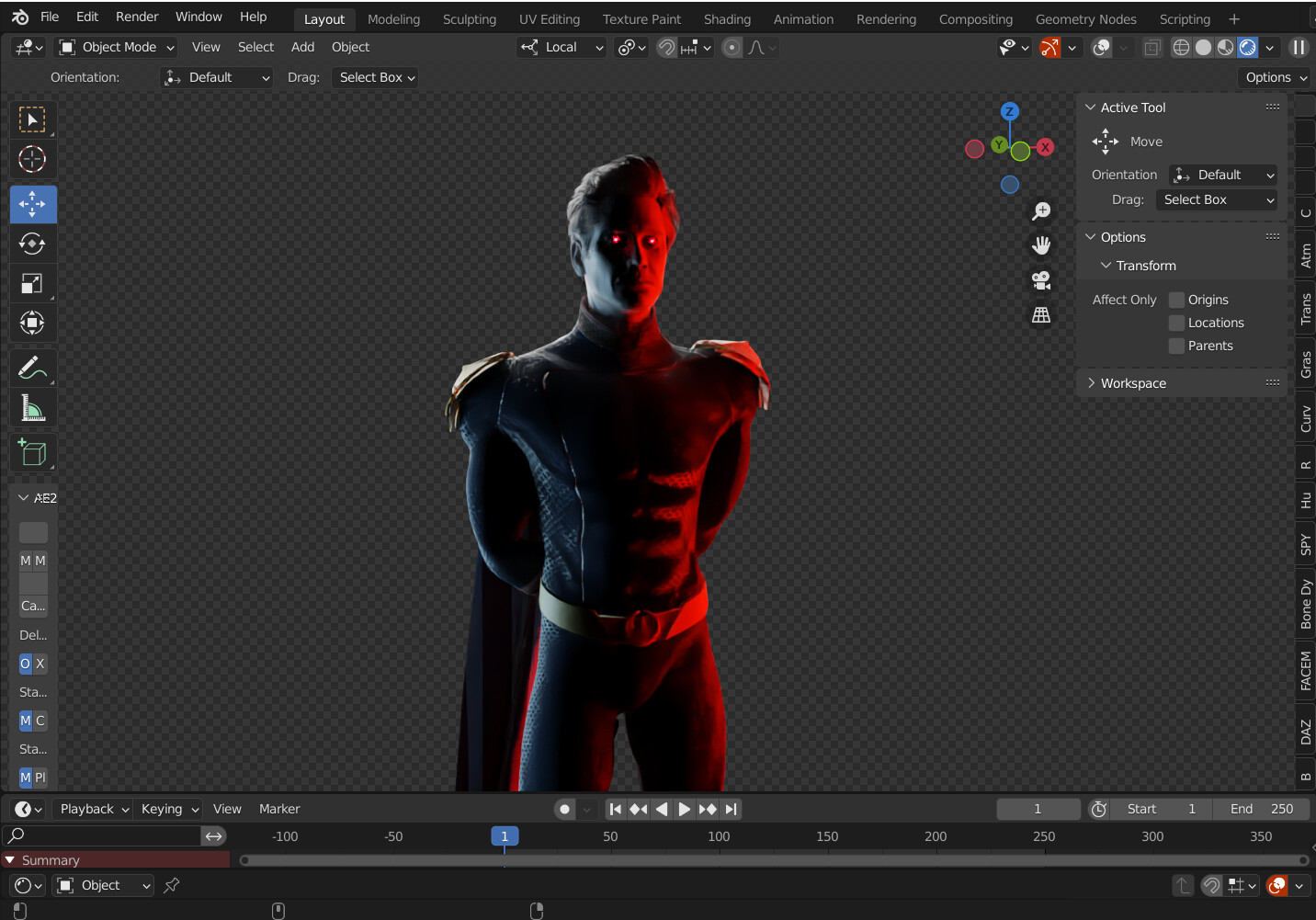 ArtStation - HOMELANDER (THE BOYS) 3D RIGGED CHARACTER | Resources