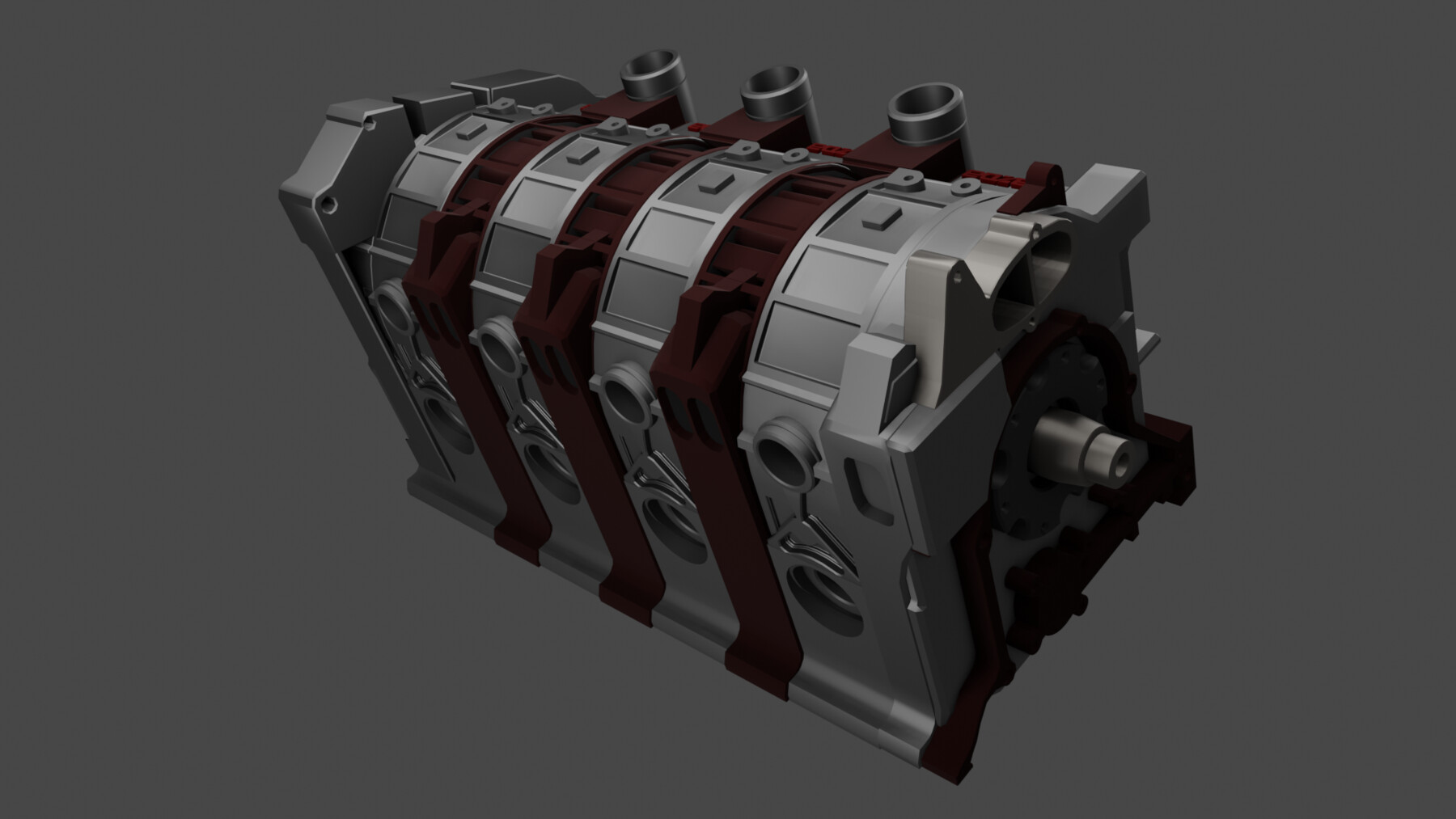 ArtStation - 4 Rotor Engine Highly Detailed | Game Assets