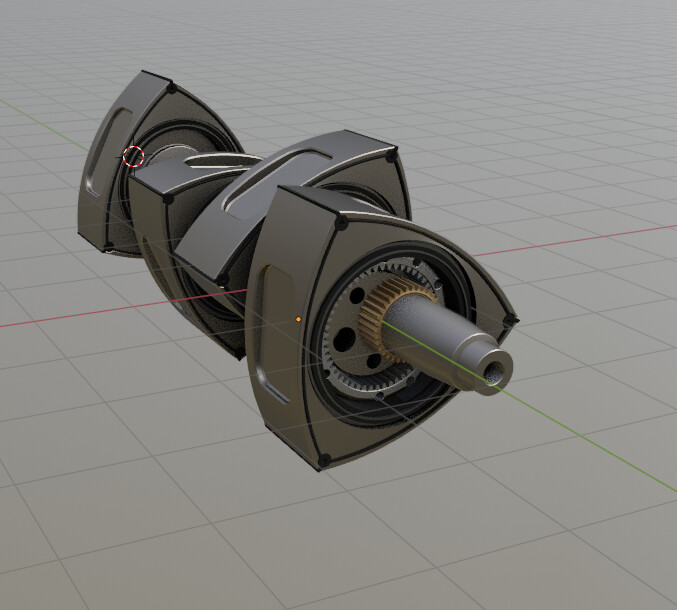 ArtStation - 4 Rotor Engine Highly Detailed | Game Assets