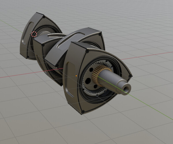 ArtStation - 4 Rotor Engine Highly Detailed | Game Assets