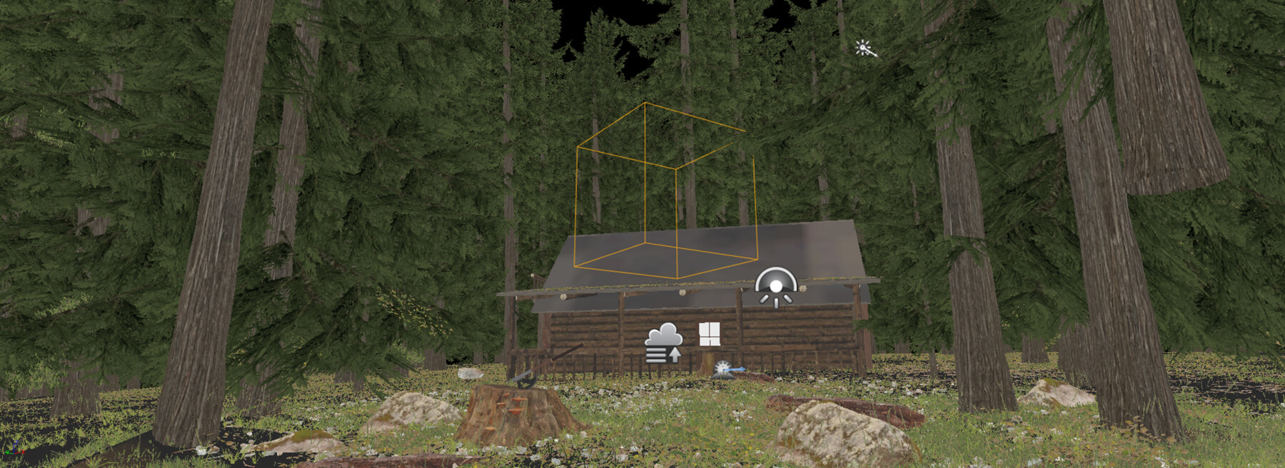 ArtStation - Cabin In The Woods Animated | Game Assets