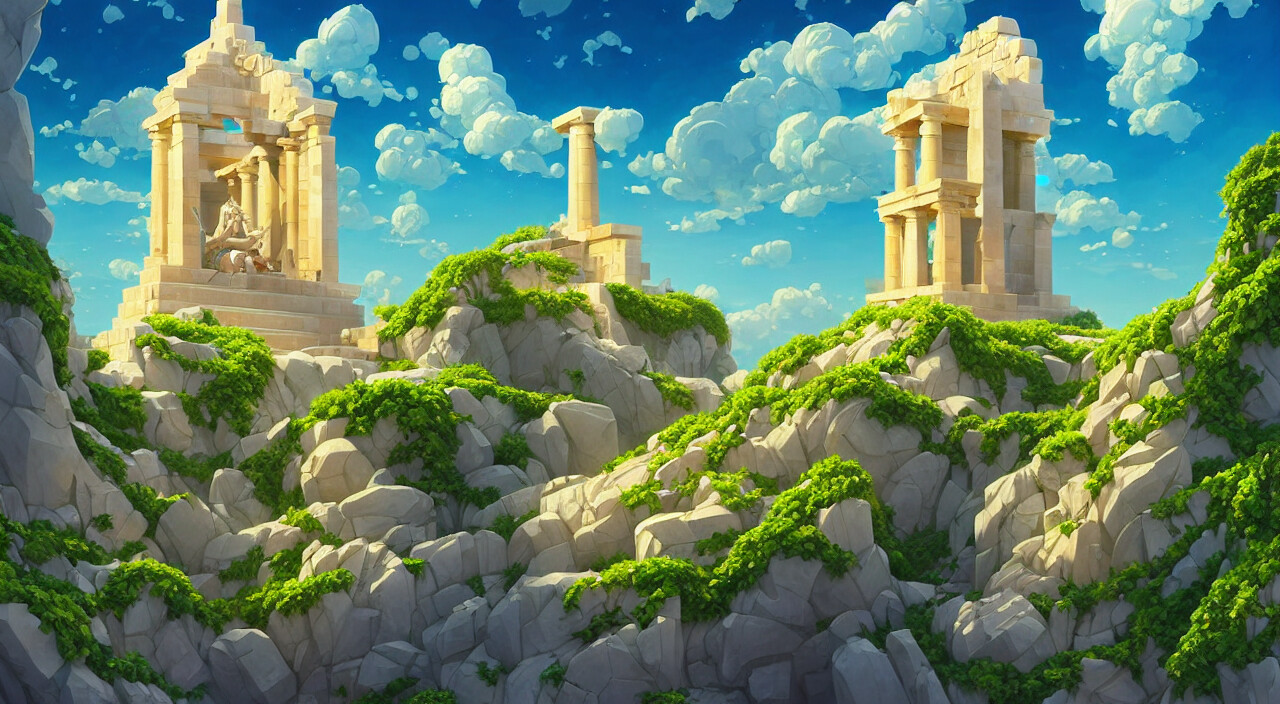 ArtStation - Back to Olympus Glory Art Collection background 3k png ...