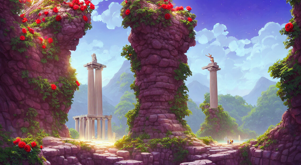 ArtStation - Back to Olympus Glory Art Collection background 3k png ...