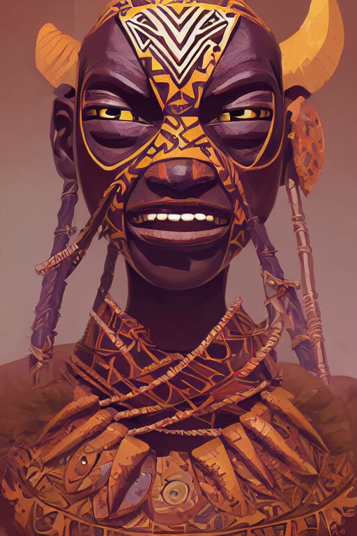 ArtStation - Afrika Forever Tribal Mask 2.4k png collection pack | Artworks