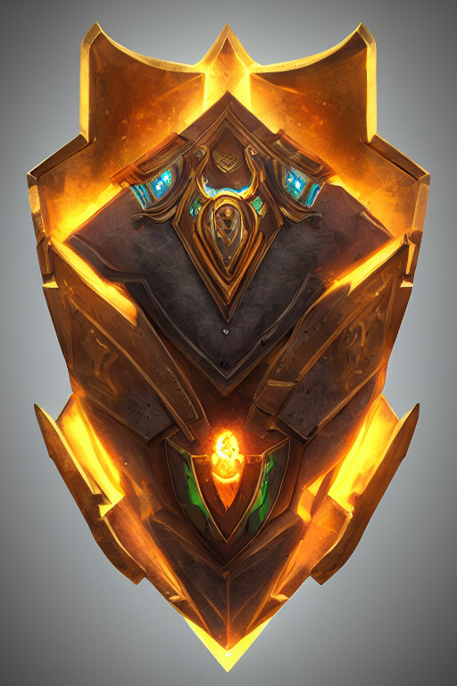 ArtStation - Shield Epic Fantasy Game Icon 2k pack | Game Assets