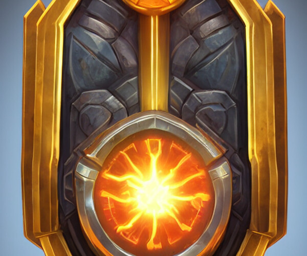 ArtStation - Shield Epic Fantasy Game Icon 2k pack | Game Assets
