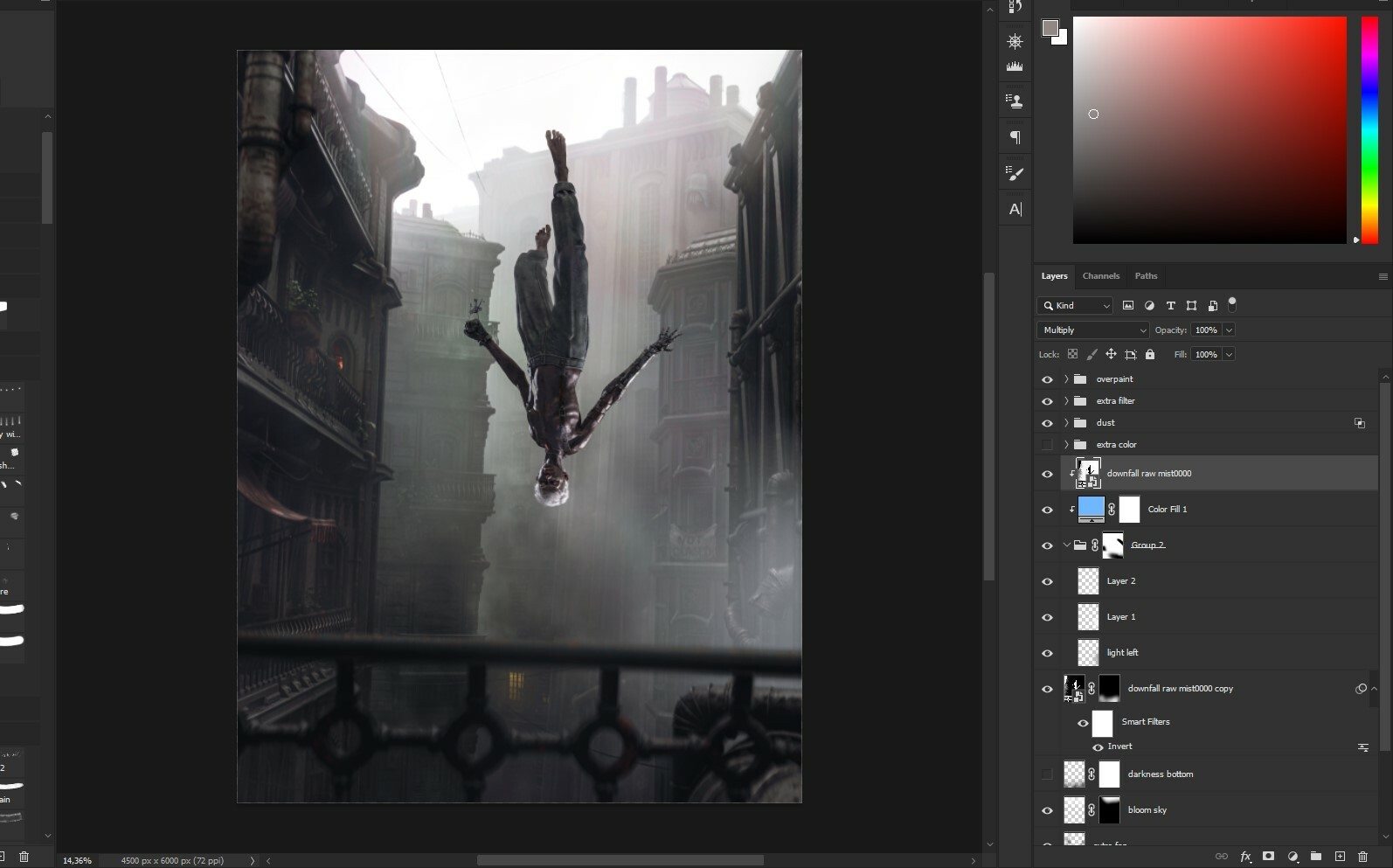 ArtStation - Downfall - Character Illustration Source Files | Resources