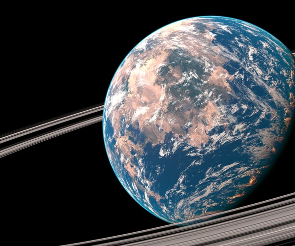 ArtStation - Procedural Planet Shader for Exoplanets, Moons and ...