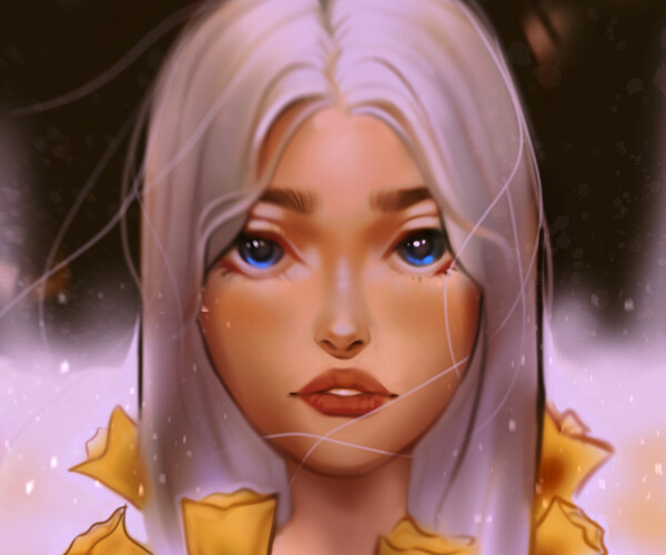 ArtStation - Semi-realistic Female Digital Artworks | Artworks