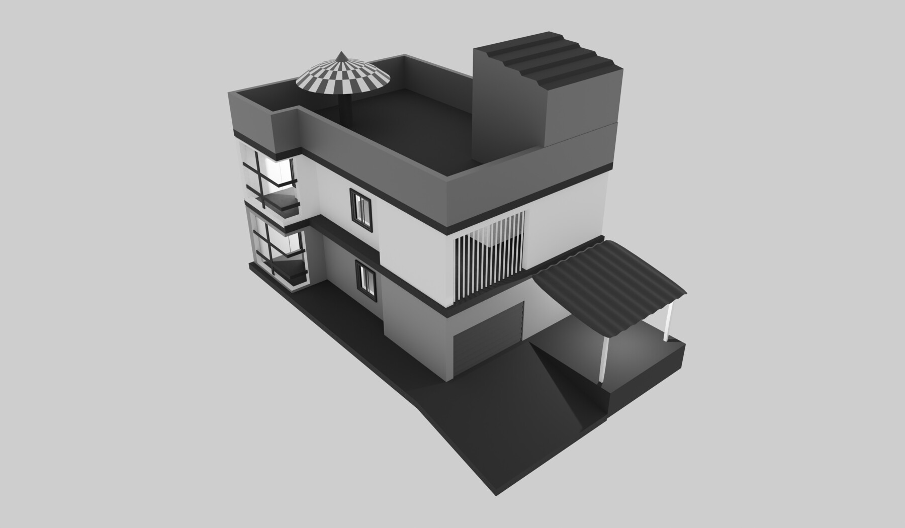 ArtStation - low poly building game ready asset building type Indian ...