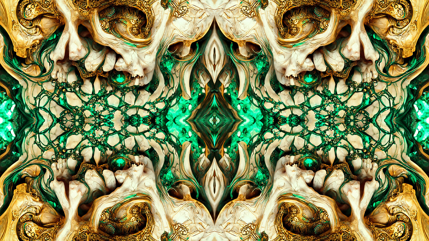 ArtStation - Abstract Wallpaper Pack 03 - 4 Wallpapers in 4K (Emerald ...