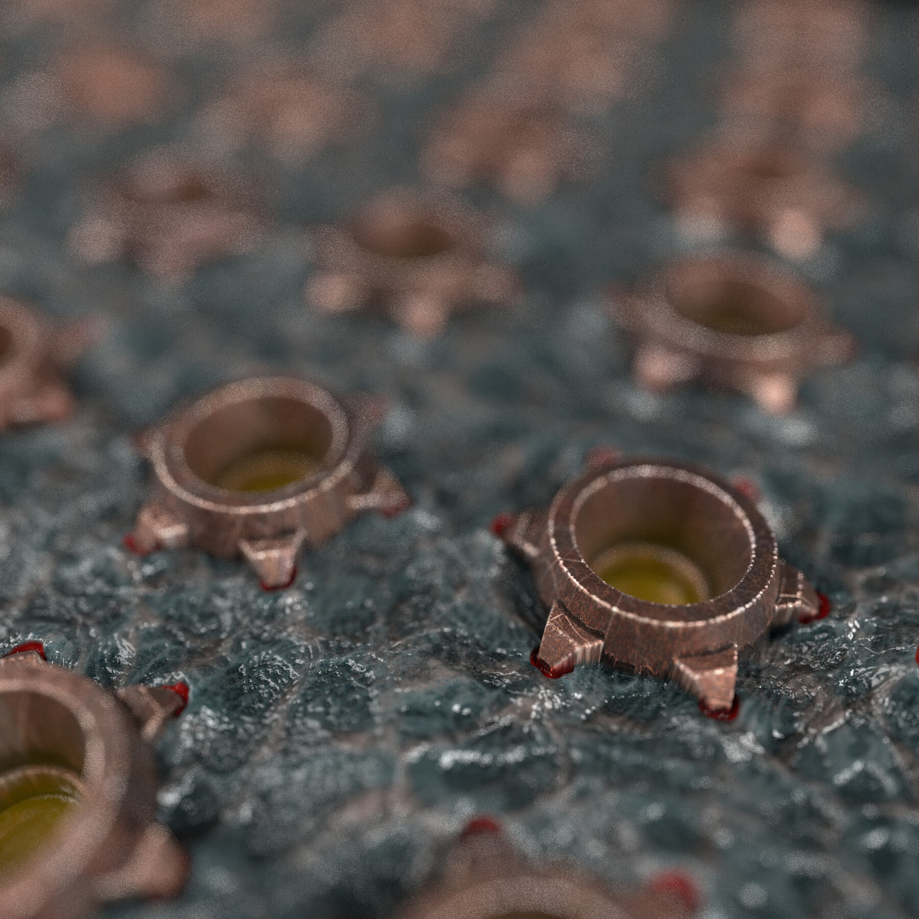 ArtStation - Biotech On Alien Monster Skin Horror PBR Procedural ...