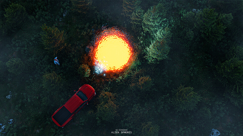 ArtStation - Alien spheres | Artworks