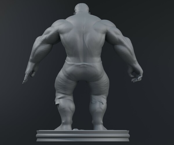 ArtStation - The Hulk 3D print model | Resources
