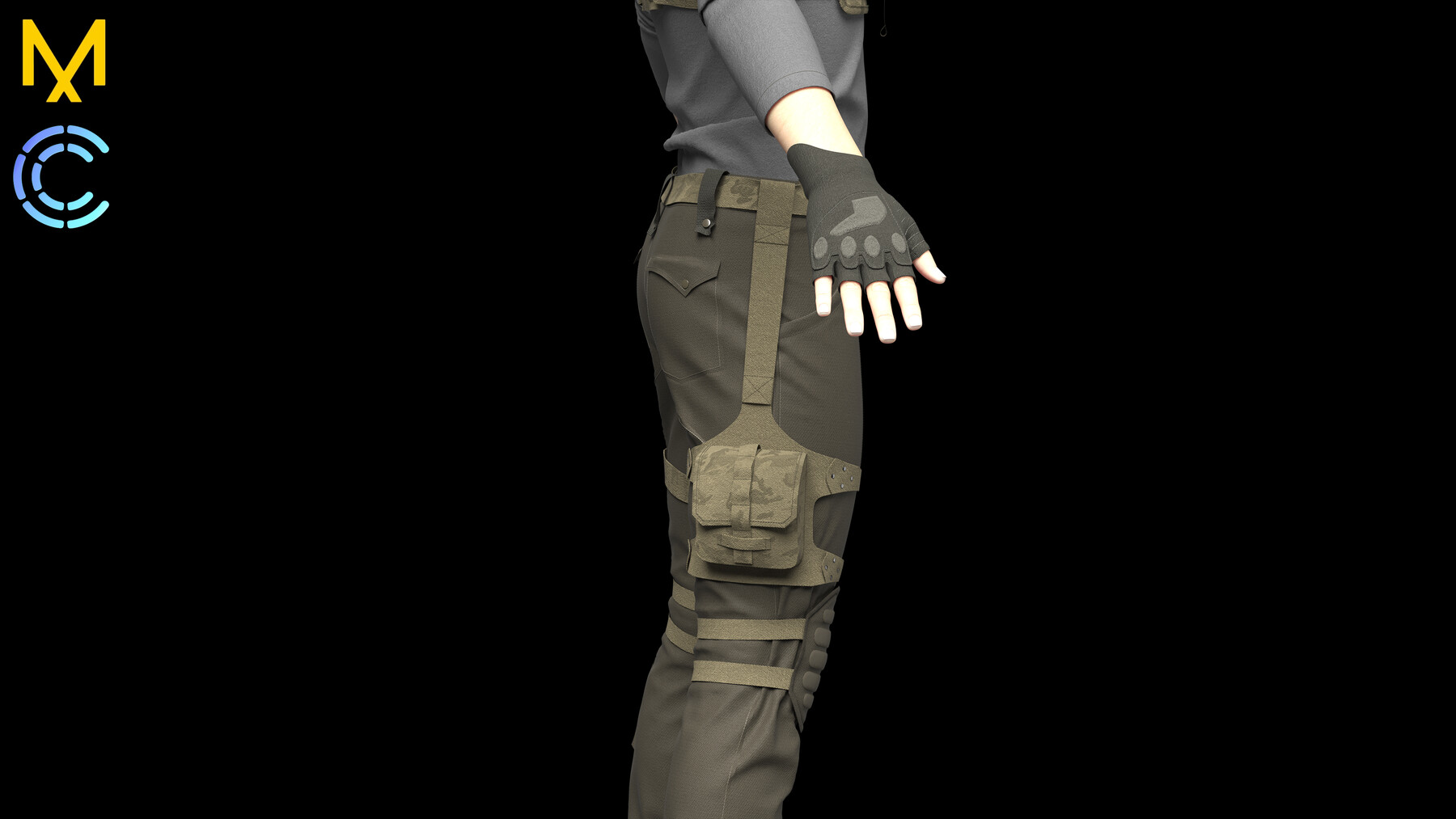 ArtStation - Male tactical outfit #2. Marvelous Designer, Clo 3D ...