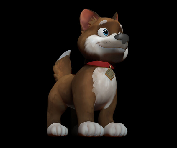 ArtStation - Dog Cartoon | Game Assets