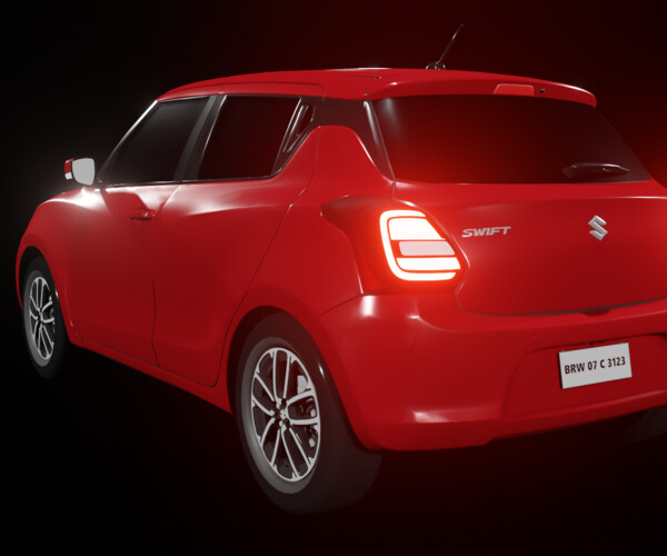 ArtStation - SUZUKI SWIFT PHOENIX RED 3D MODEL | Resources