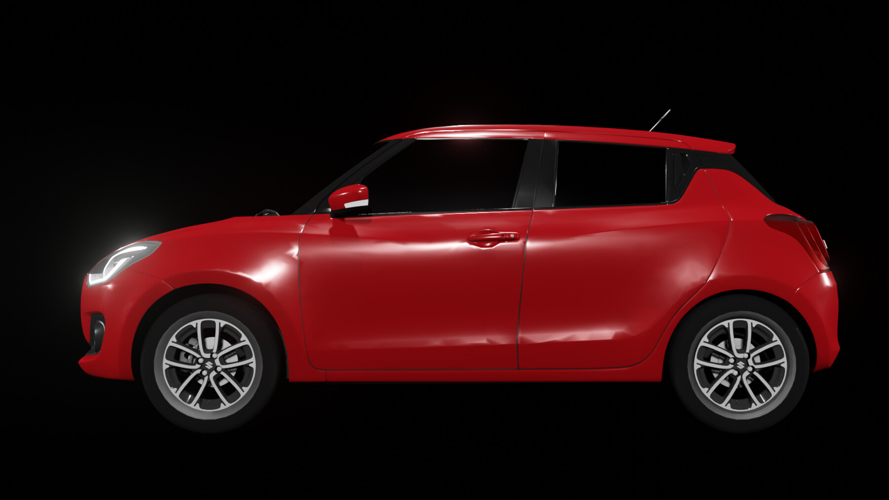 ArtStation - SUZUKI SWIFT PHOENIX RED 3D MODEL | Resources