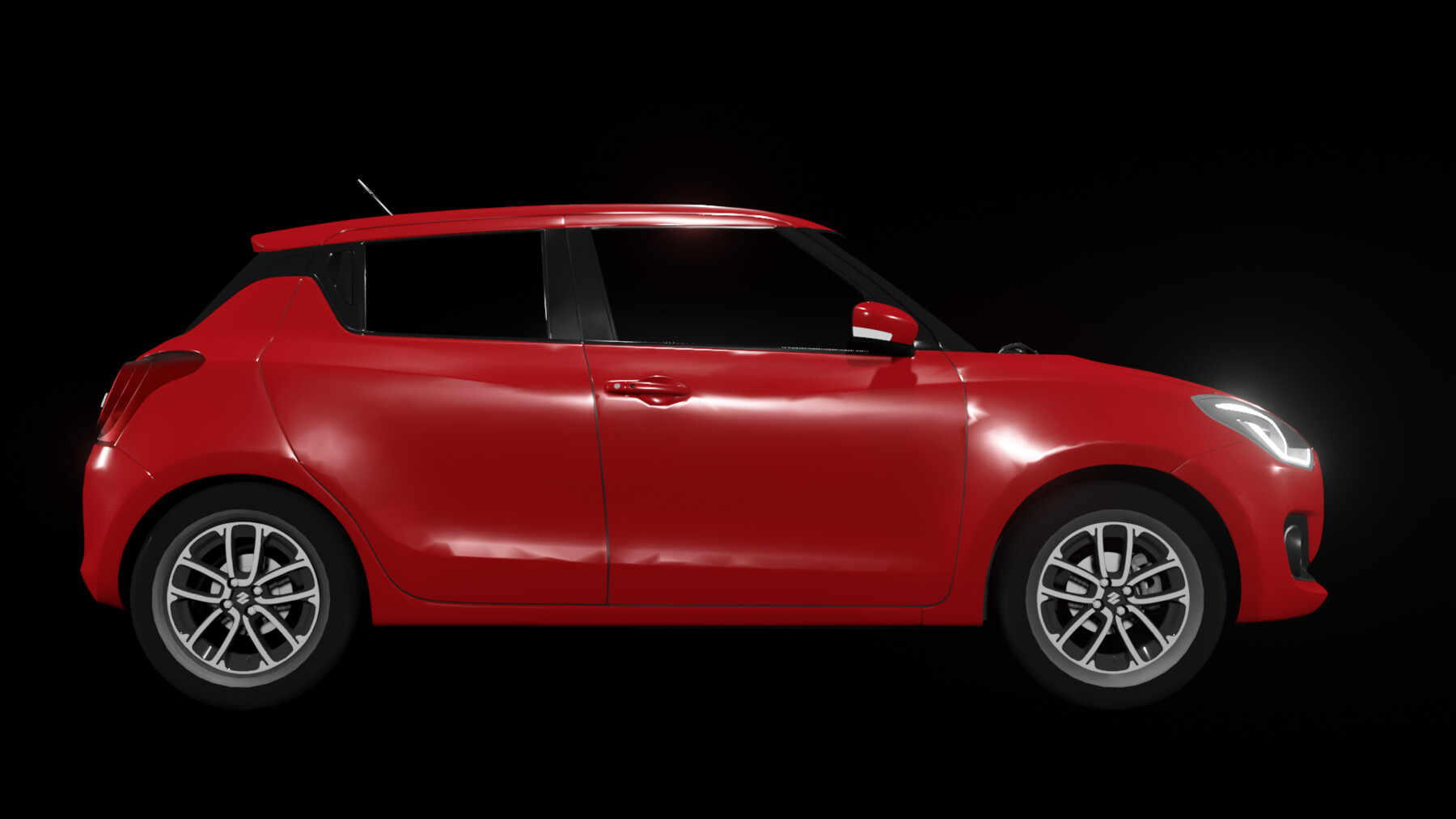 ArtStation - SUZUKI SWIFT PHOENIX RED 3D MODEL | Resources