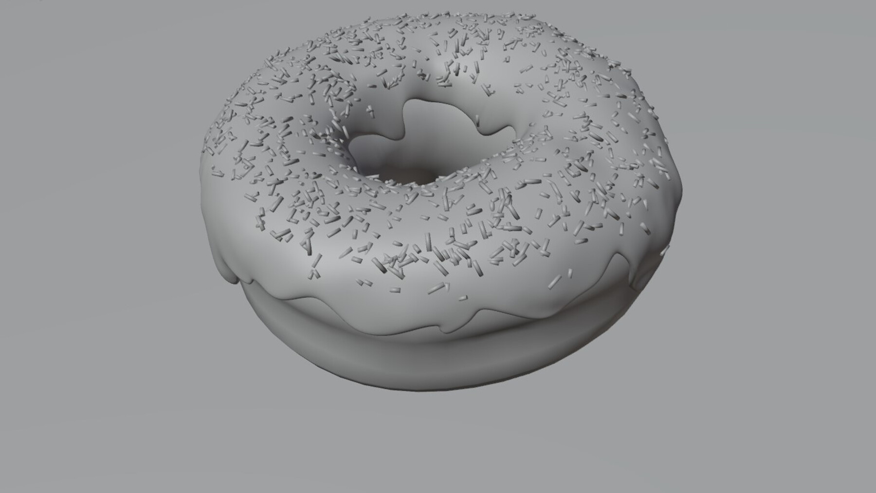 ArtStation - Vanilla Donut 3D Model - Material Only | Resources