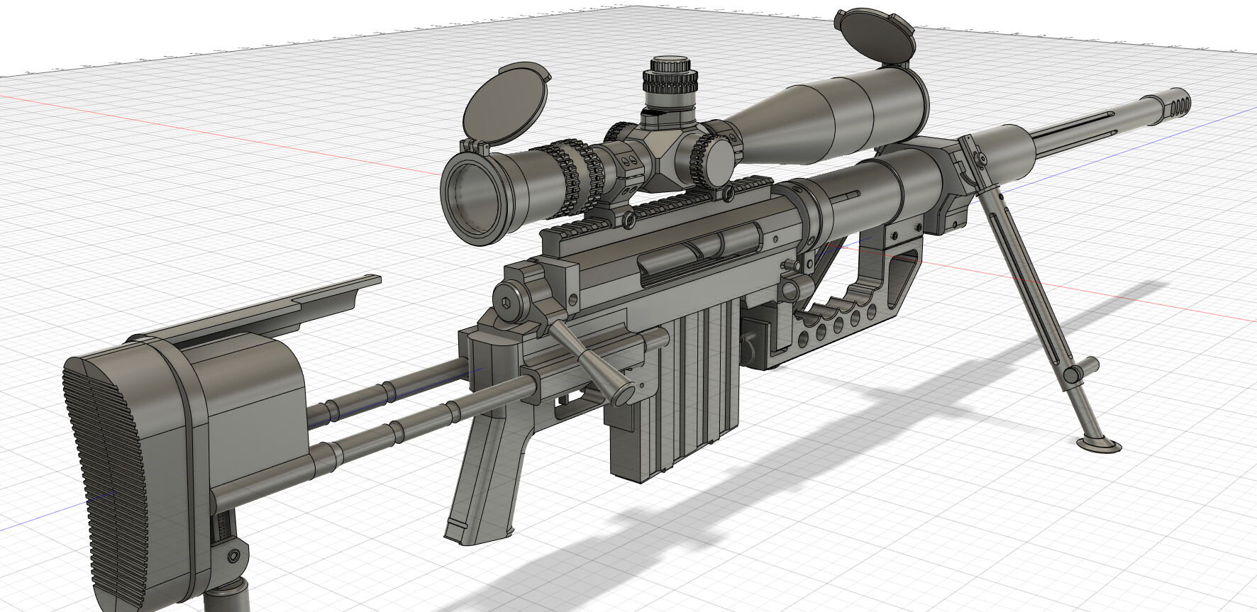 ArtStation - [CAD] M200 Intervention | Resources
