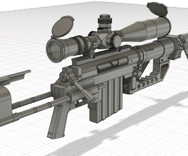 ArtStation - [CAD] M200 Intervention | Resources