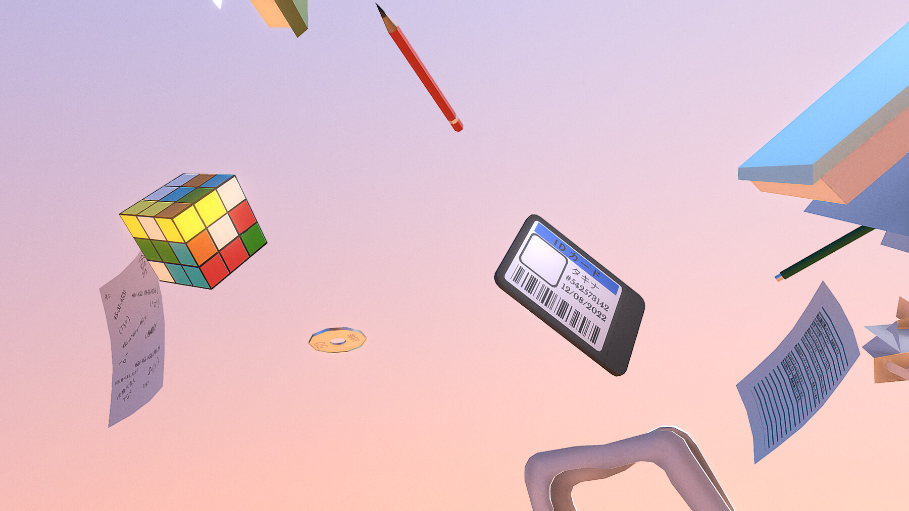 Artstation Chaotic Classroom Game Assets