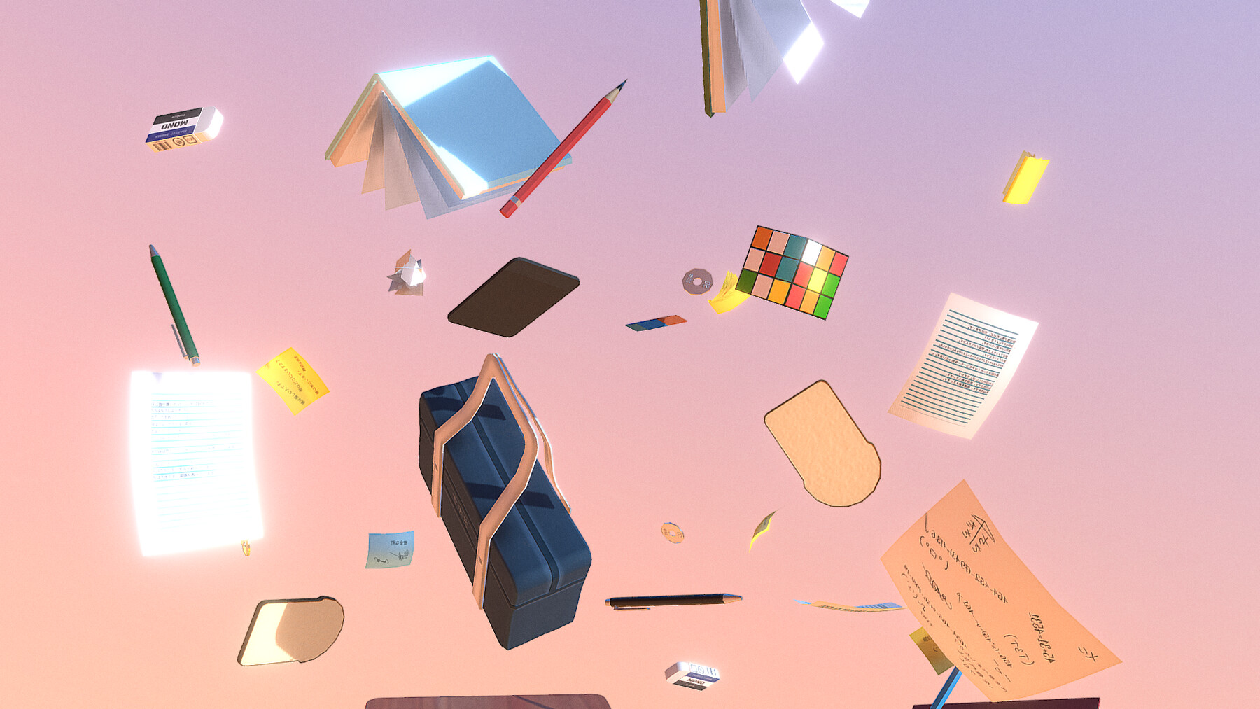 ArtStation - Chaotic Classroom | Game Assets