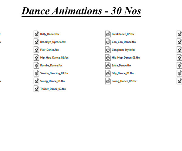 ArtStation - 30 DANCE ANIMATIONS | Game Assets